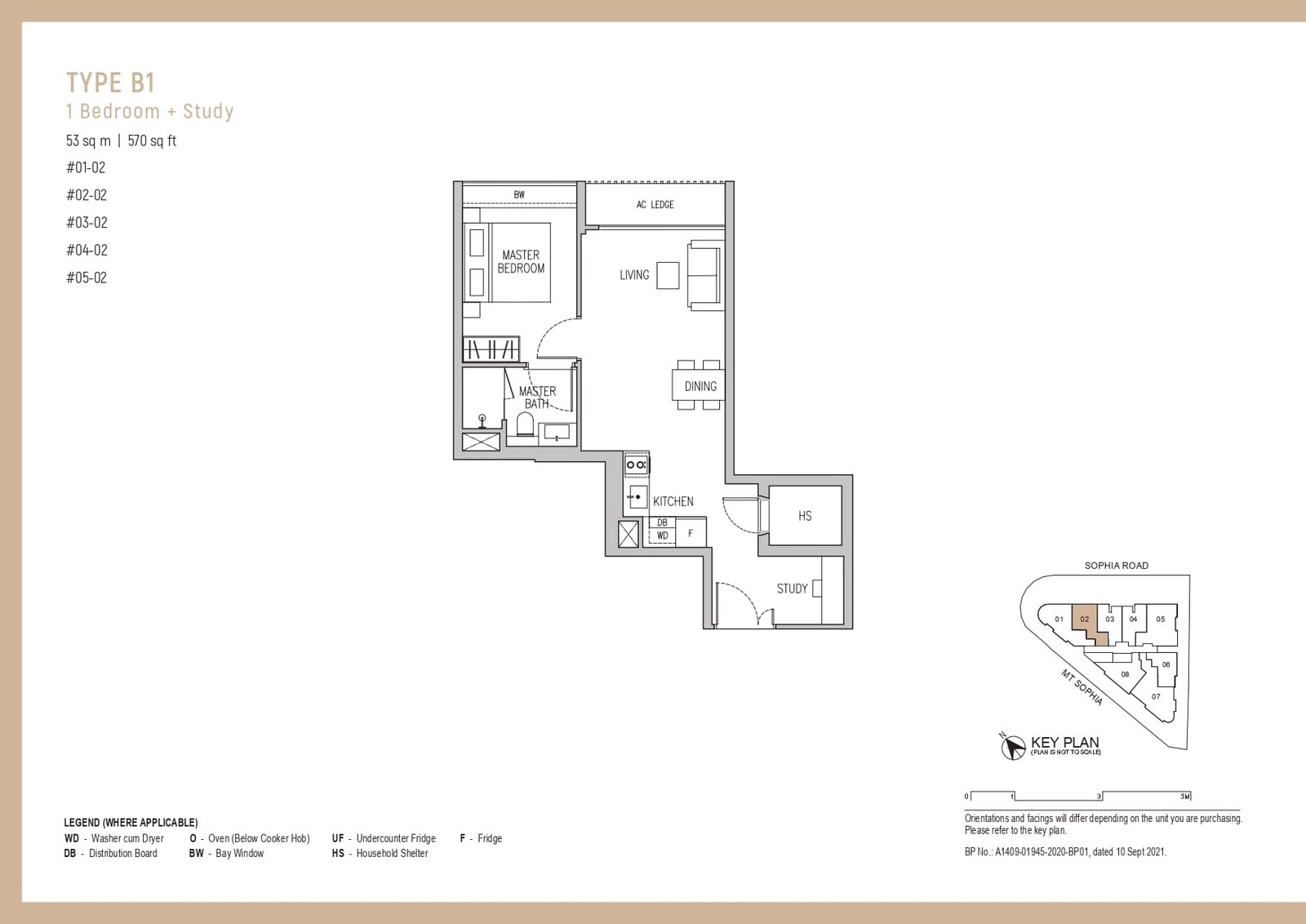 Floor Plan - Sophia Regency